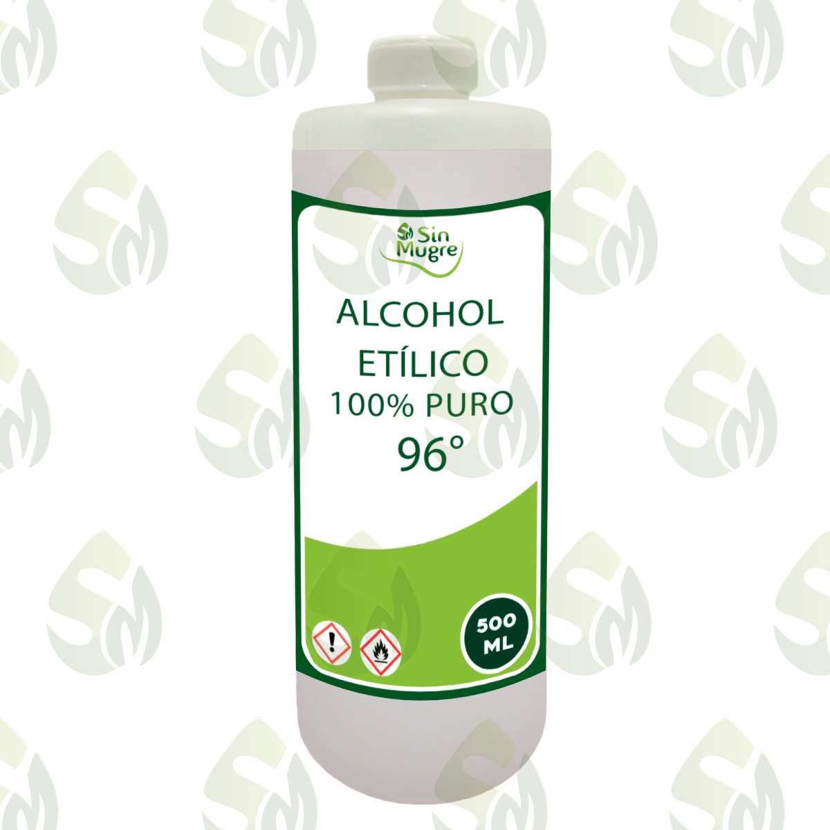 Alcohol Etílico 96° 500ML – Sin mugre